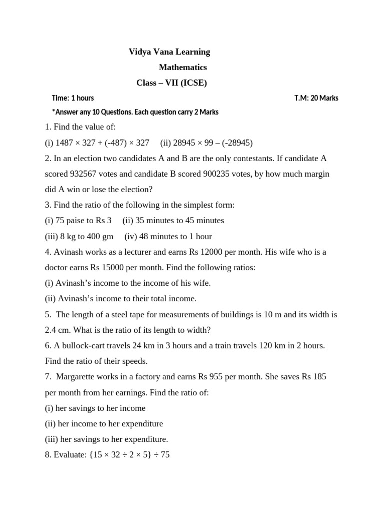 QP For Chiranth | PDF