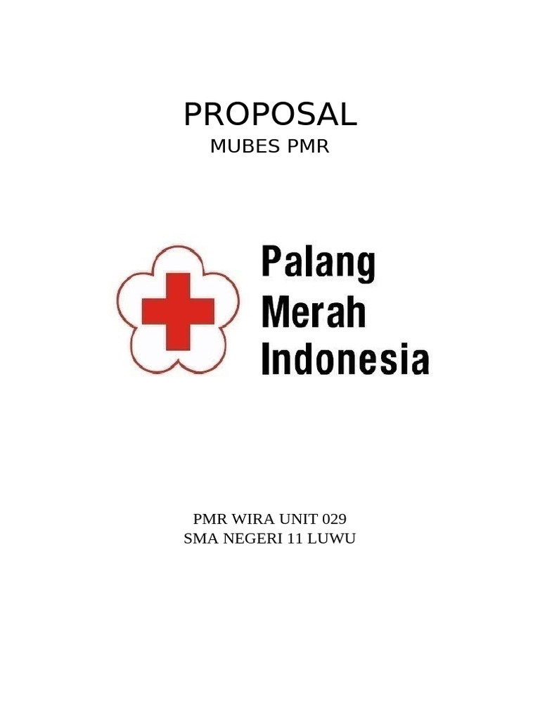 Proposal Mubes PMR Unit 029 Sman 11 Luwu 2025 | PDF