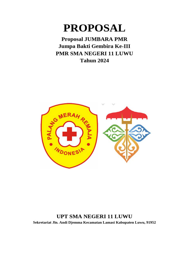 Proposal-Jumbara Pmi | PDF