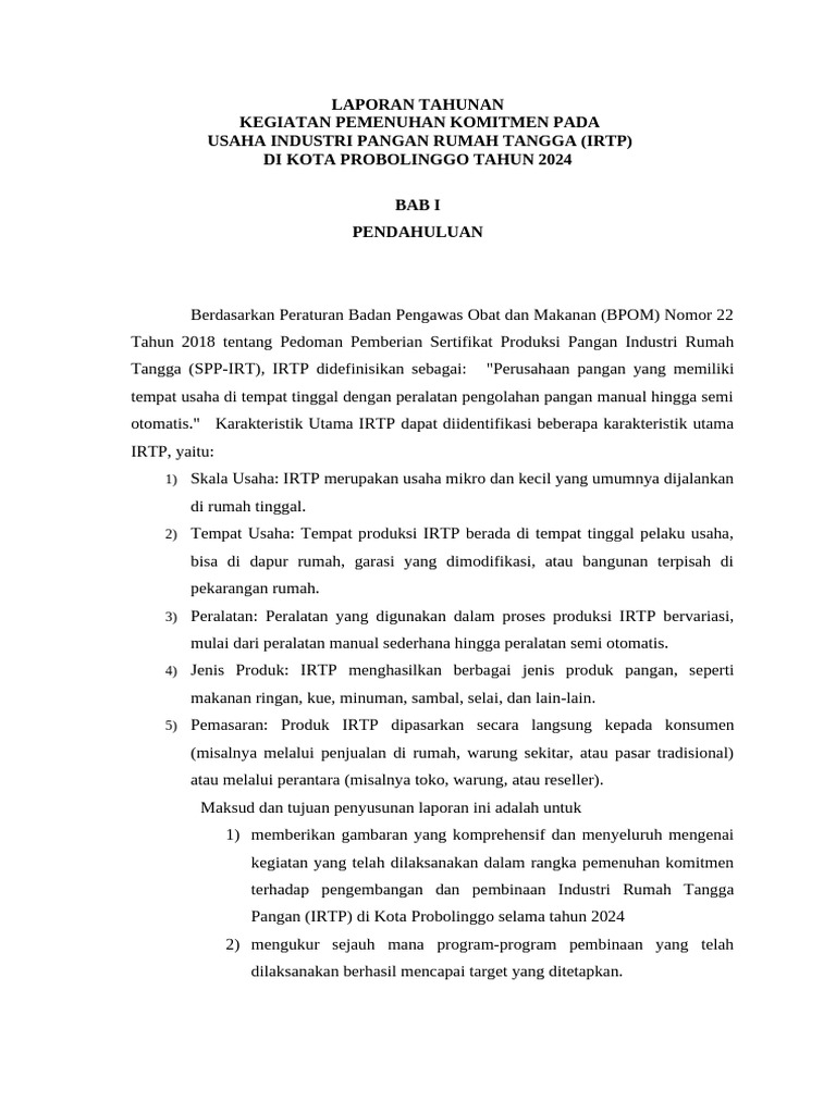 4 Laporan Sppirt 2024 | PDF