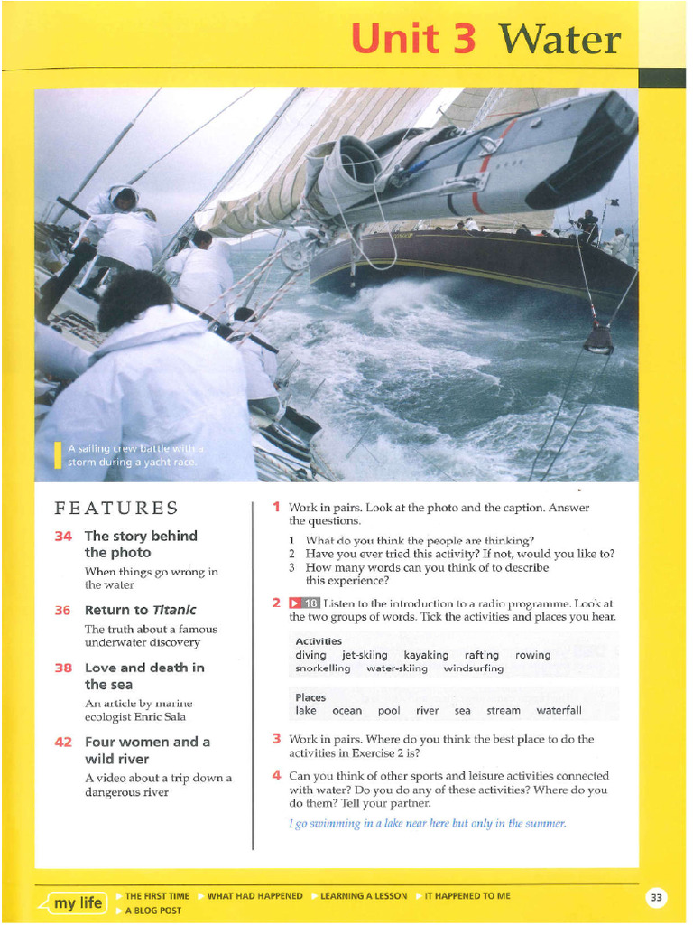 Life Intermediate 2nd - Unit 3 | PDF