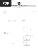 HL Binomial Theorem Problems Markscheme | PDF | Discrete Mathematics | Mathematical Concepts