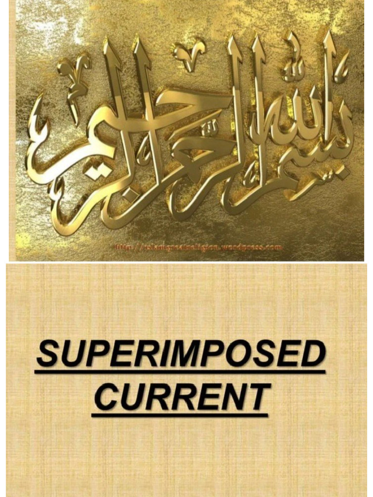 Superimposed Current | PDF