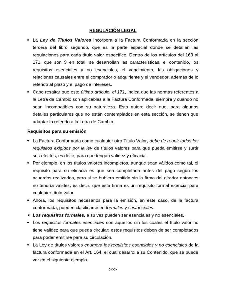 Requisitos y Proceso de Factura Conformada | PDF | Factura | Pagaré