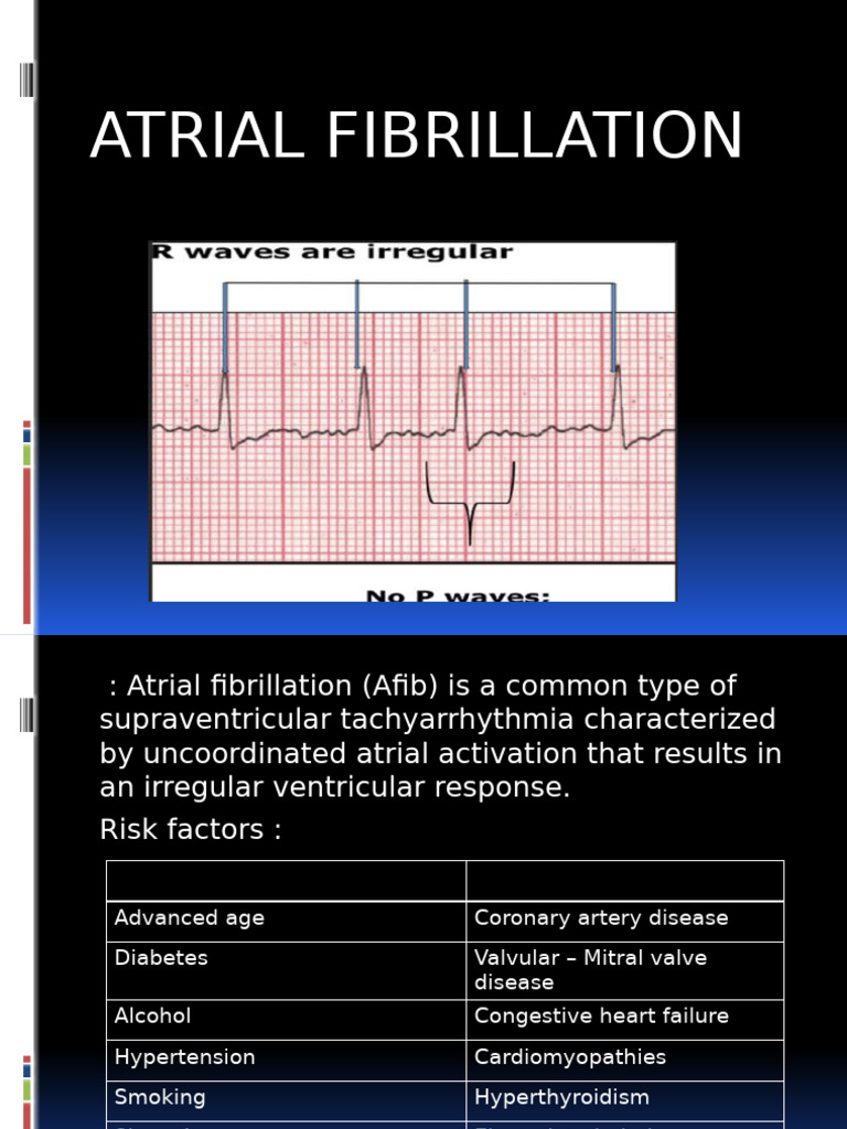 Atrial Fibrillation | PDF | Cardiovascular System | Cardiology