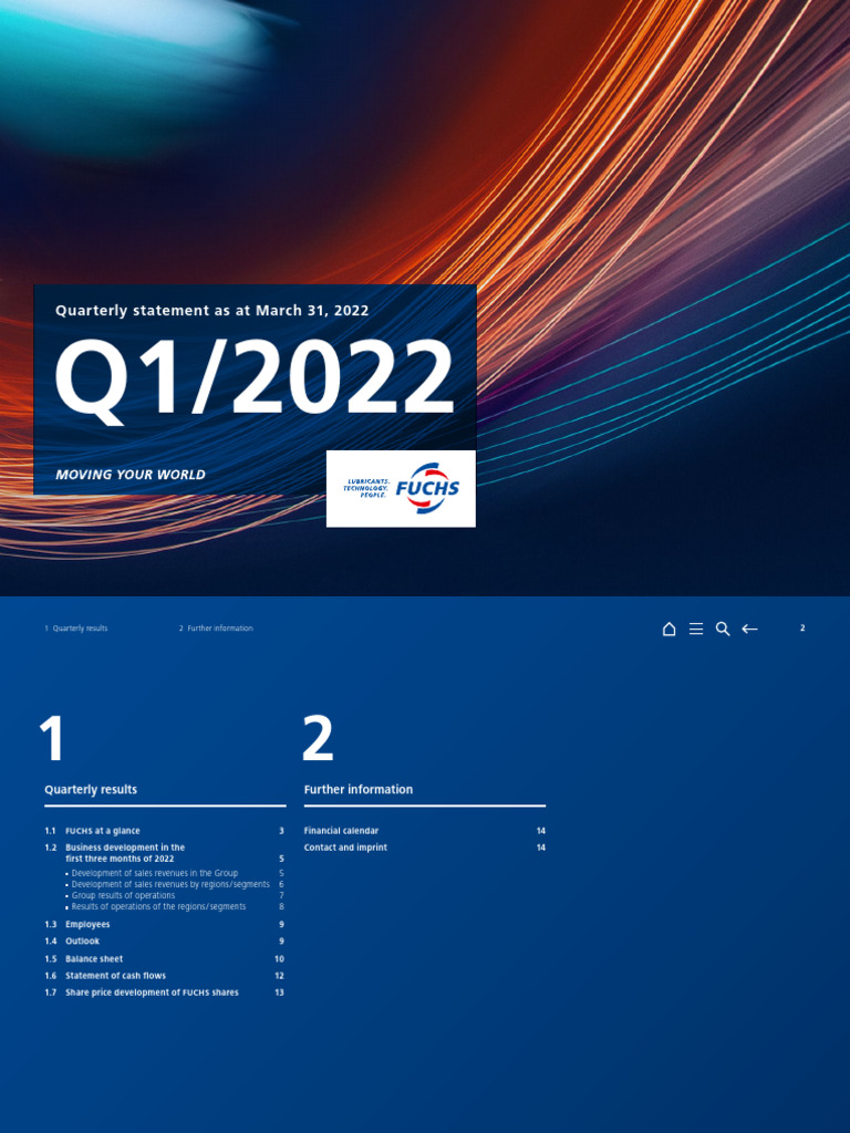 FPL_QB1_2022_english | PDF | Cash Flow Statement | Business