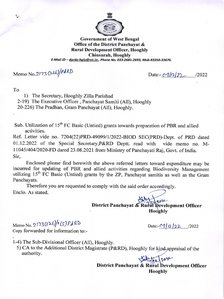 2173-Utilization of 15th FC Basic (Untied) Grants Towards Preparation ...