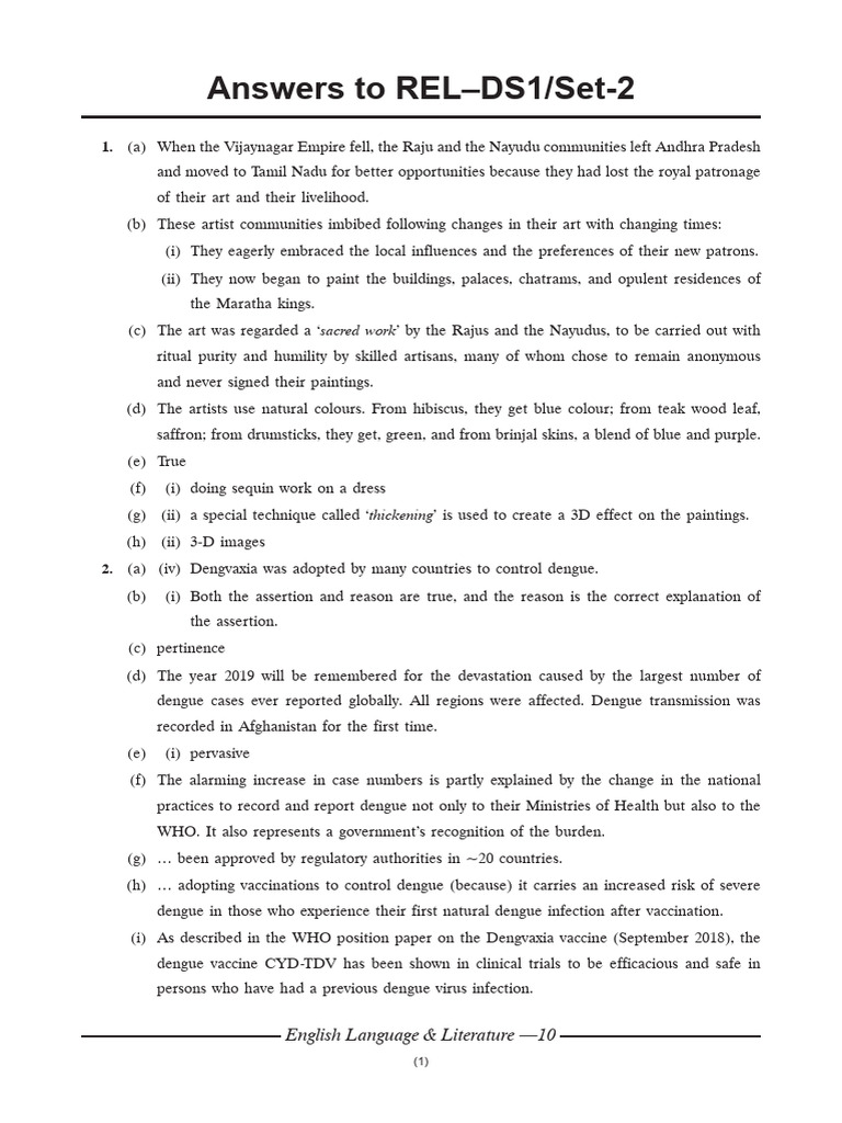 Eng Lang. & Lit. 10 Set_2 _DS1 | PDF