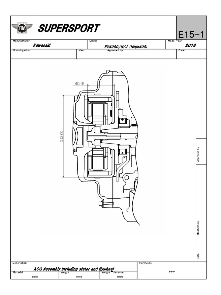 E15-01 Ex400g+h+j Generator Cross Section | PDF