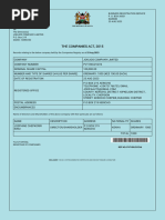 Company CR 12 Form New | PDF