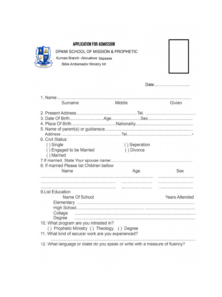 School Forms | PDF