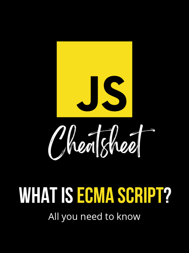 All about ECMAScript. | PDF | Java Script | Computer Programming All about ECMAScript. | PDF | Java Script | Computer Programming