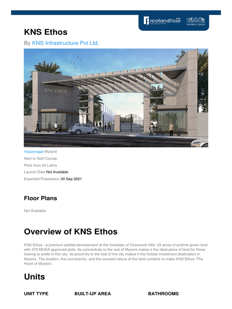 Kns Ethos Automated - Brochure | PDF
