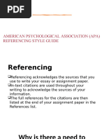 In-Text References - APA 7th Referencing Style - Library Guides at ...