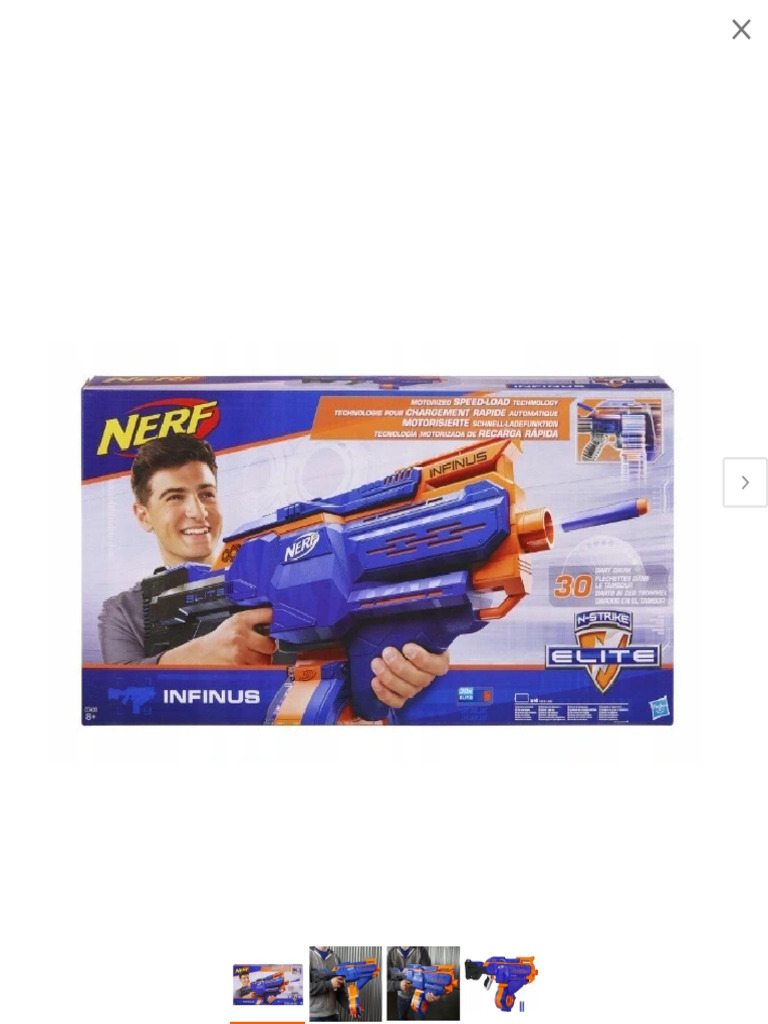Nerf N-Strike Wyrzutnia Infinus E0438 Hasbro 10205478614 - Allegro - PL ...