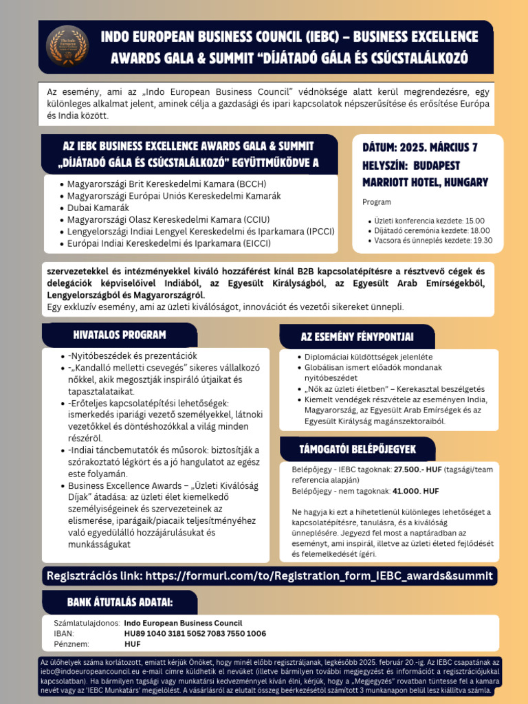 IEBC Details - Hungarian HUF | PDF