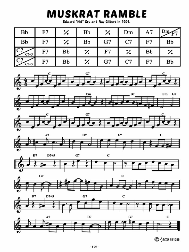 Muscrat Ramble | PDF