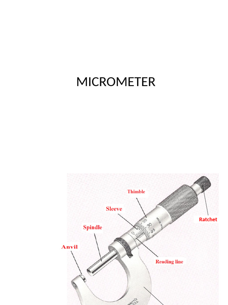 3.Micrometer | PDF