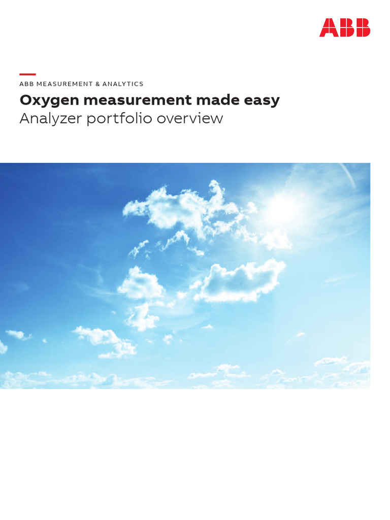 PB_Oxygen measurement made easy_EN_A4 | PDF | Gas Chromatography ...