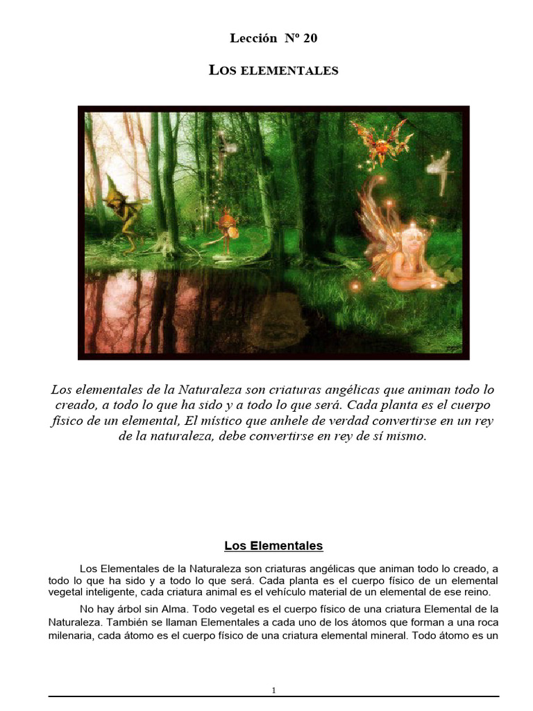 Av - 04 - Los Elementales | PDF