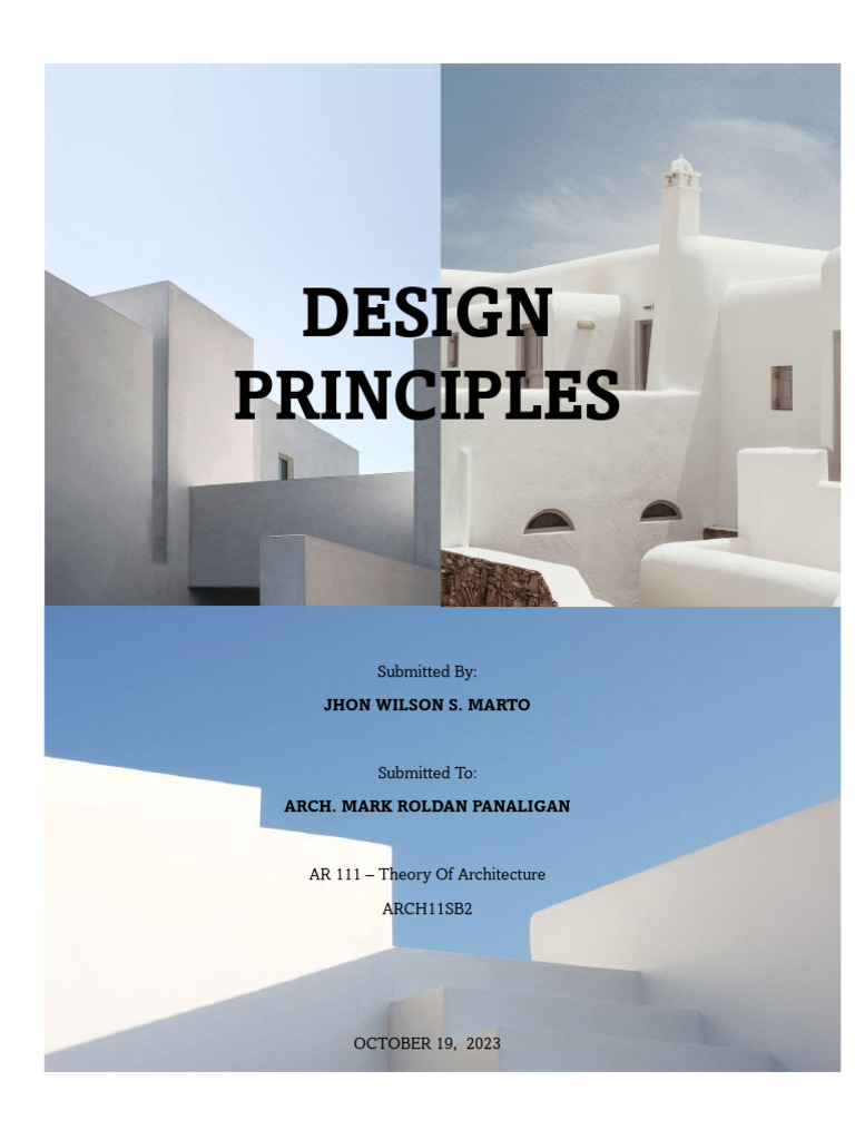 AR 111 Principles of Design Marto 2 | PDF