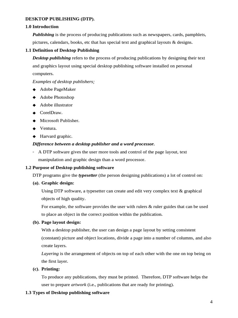 DTP Final | PDF | Page Layout | Icon (Computing)