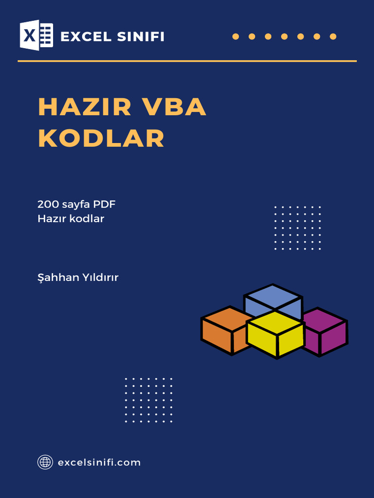 EXCEL_SINIFI_HAZIR_KODLAR | PDF