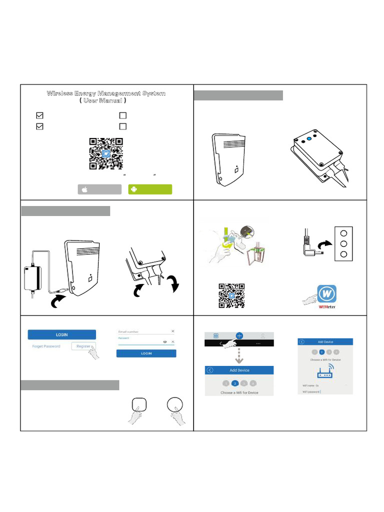 user manual (wireless energy monitor) | PDF | Timer | Mobile App