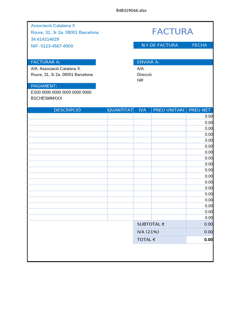 Factura Excel Nabil | PDF