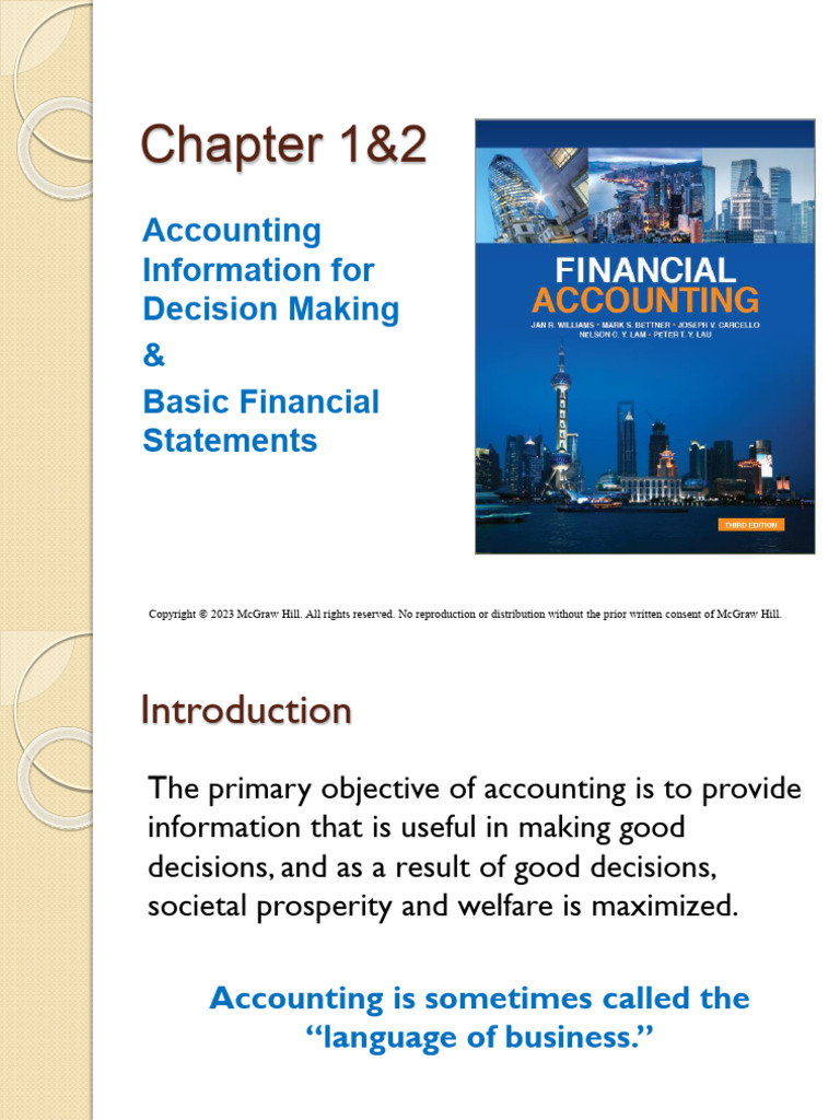 BHMH2101 Ch01&02 Student 2023 | PDF | Equity (Finance) | Balance Sheet