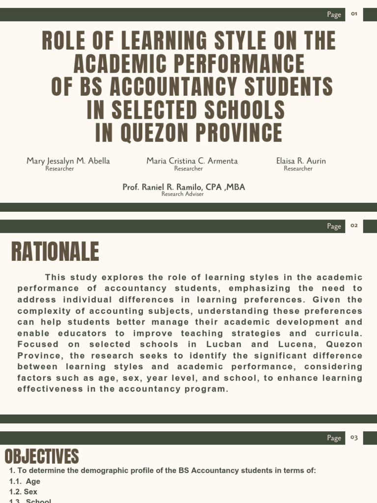 Thesis-Defense | PDF | Learning Styles | Teaching Method