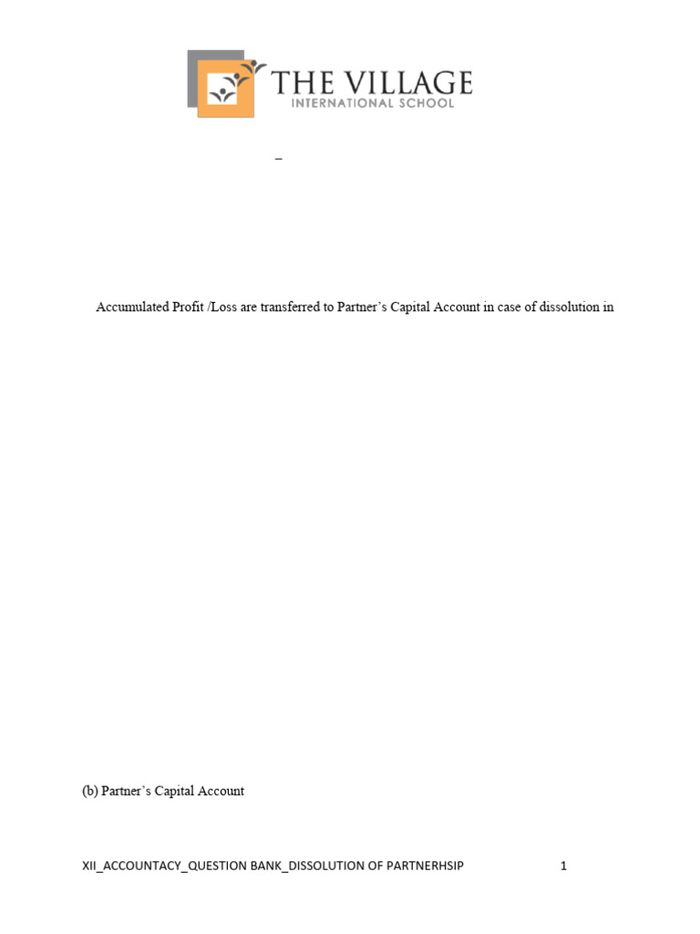 Realisation Expenses in Partner Dissolution | PDF | Debits And Credits | Book Value