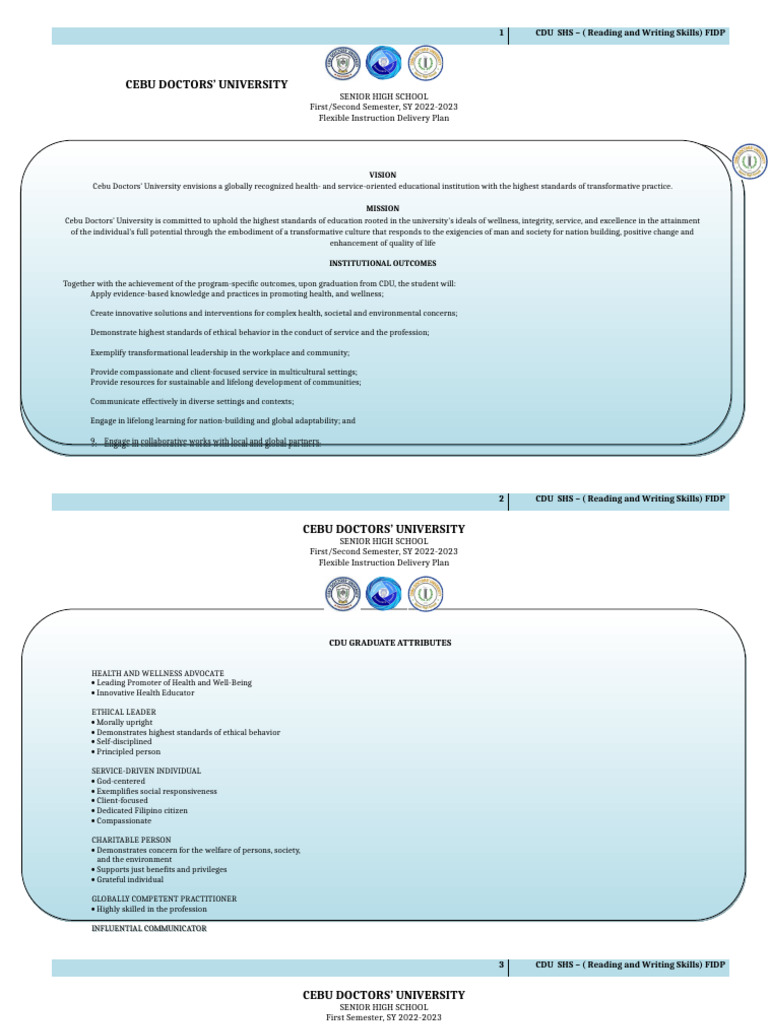 English 2 - Reading and Wiritng Fidp | PDF | Job Interview | Learning
