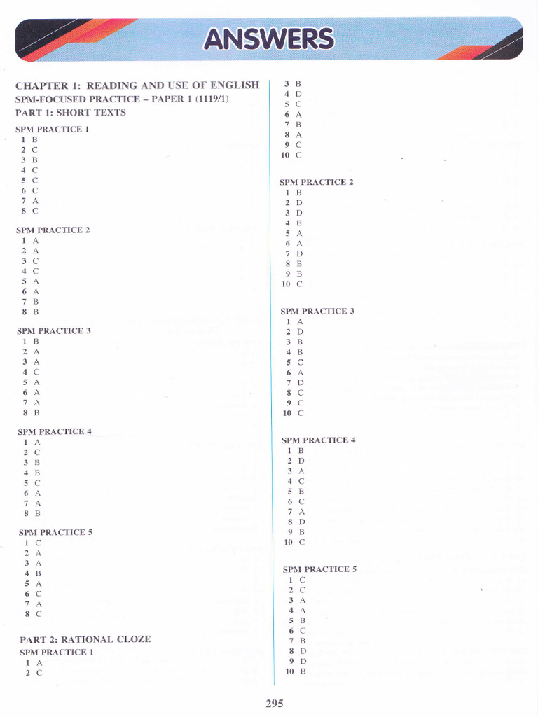 SPM BI MC22 Ans | PDF | Cyberbullying | Disciplines