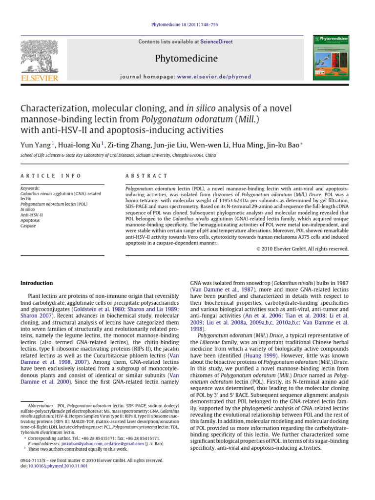 Characterization, Molecular Cloning, and in Silico Analysis of A Novel | PDF | Polymerase Chain ...