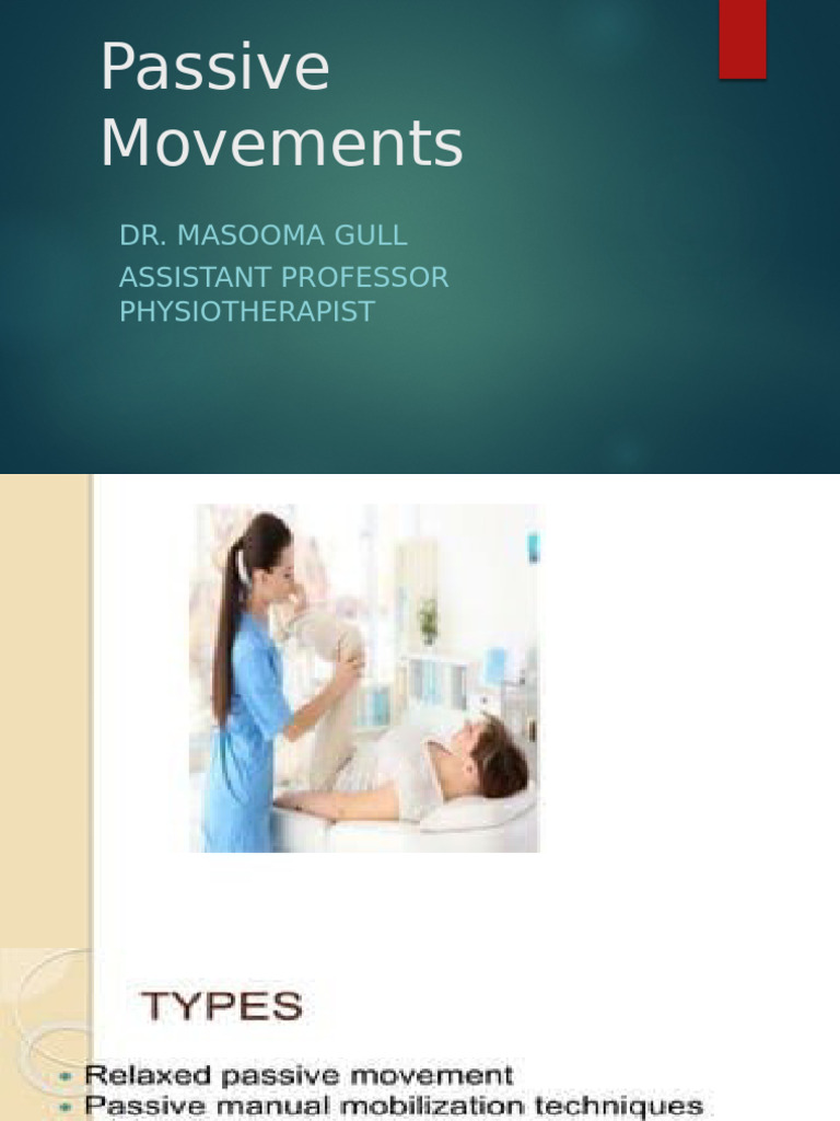 Passive Movements | PDF