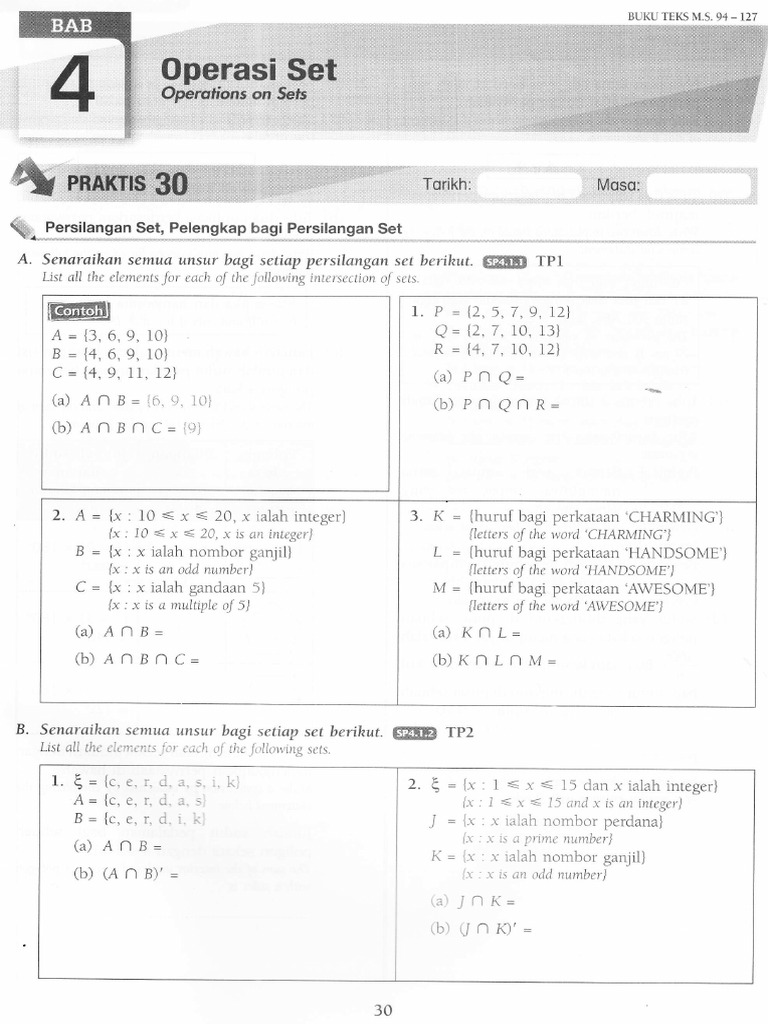 SPM MT T4 Lembaran U04 | PDF