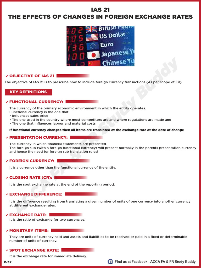 IAS 21 FR | PDF | Exchange Rate | Currency