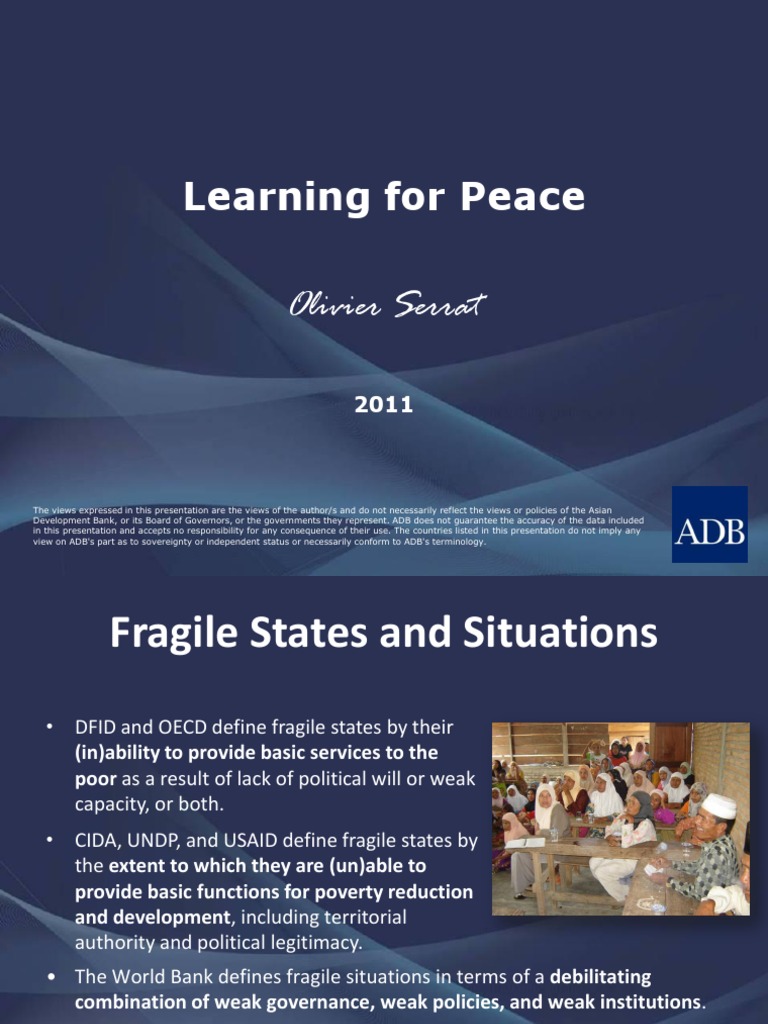 Learning For Peace | PDF | Knowledge Management | Peacebuilding