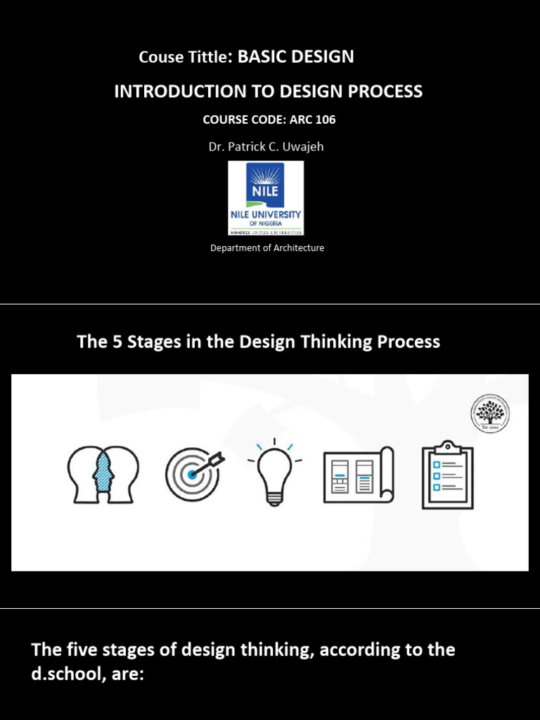 Basic Design Lecture 1 | PDF | Design Thinking | Prototype