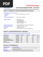 Johnson's Baby Powder Safety Data Sheet | PDF | Personal Protective ...