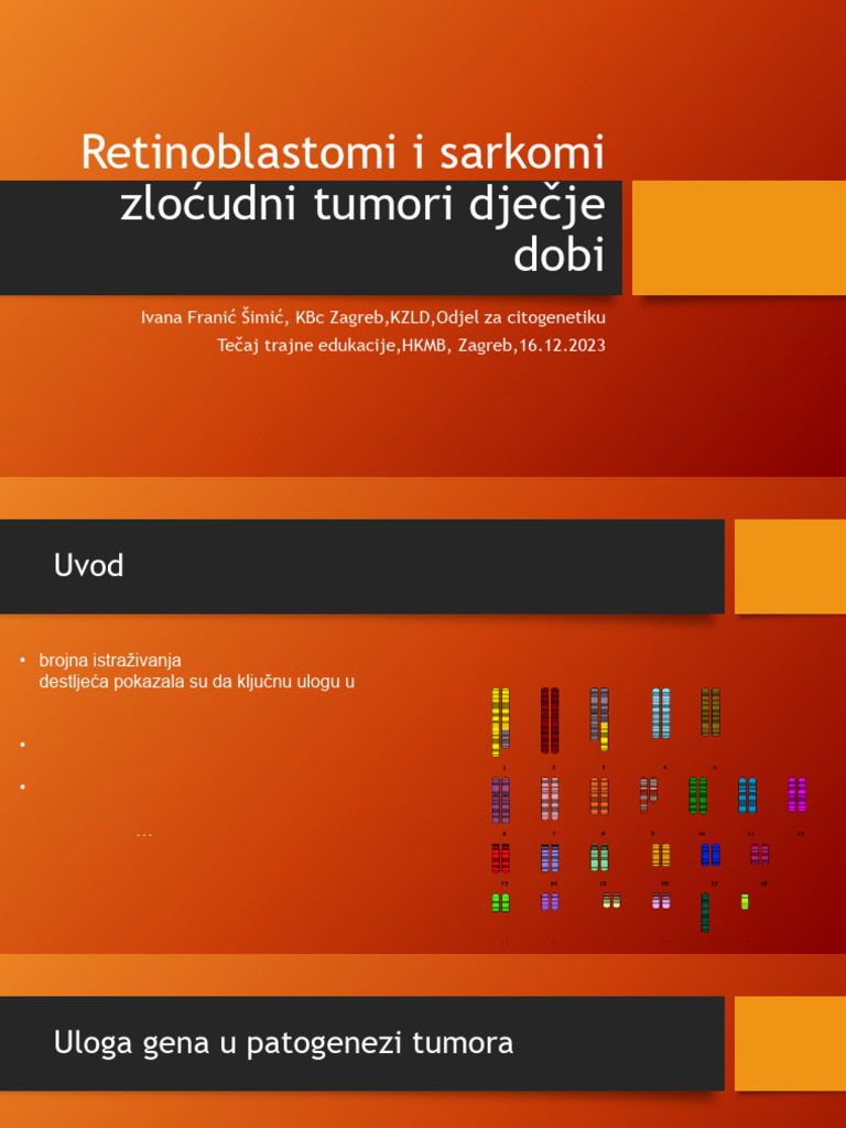 03 Franic Simic Retinoblastomi i Sarkomi Zlocudni Tumori Djecje Dobi | PDF