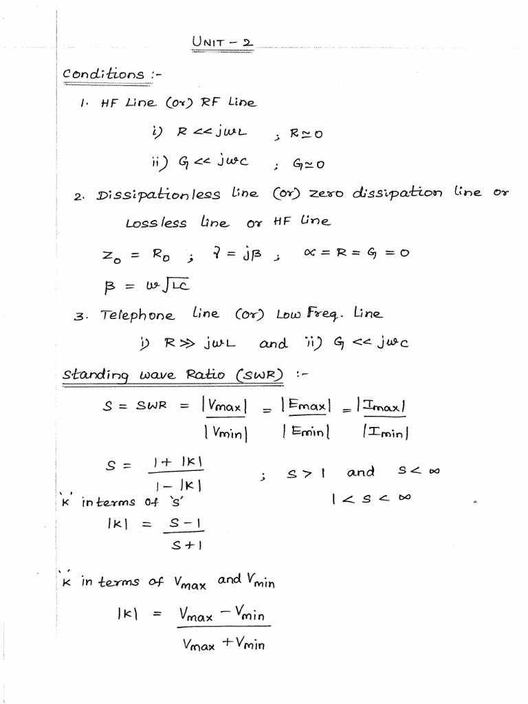 High Frequency Transmission Line Problems | PDF | Transmission Line ...