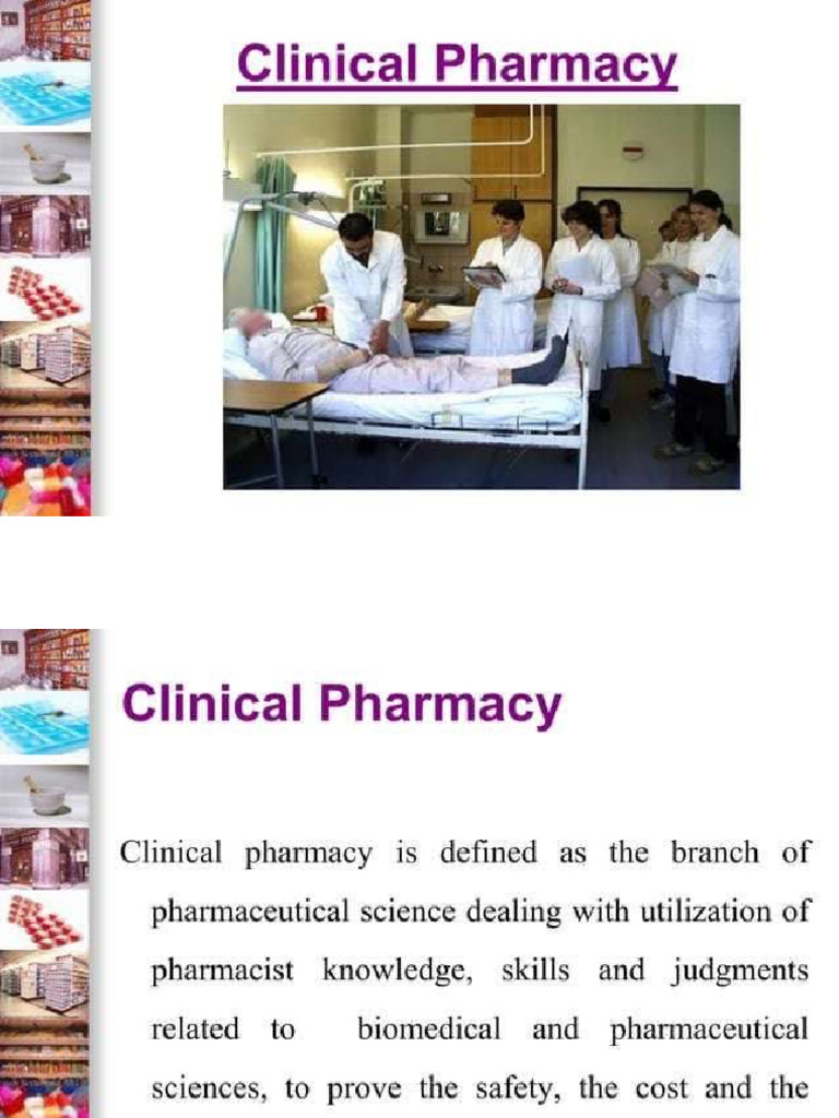 Clinical Pharmacy | PDF