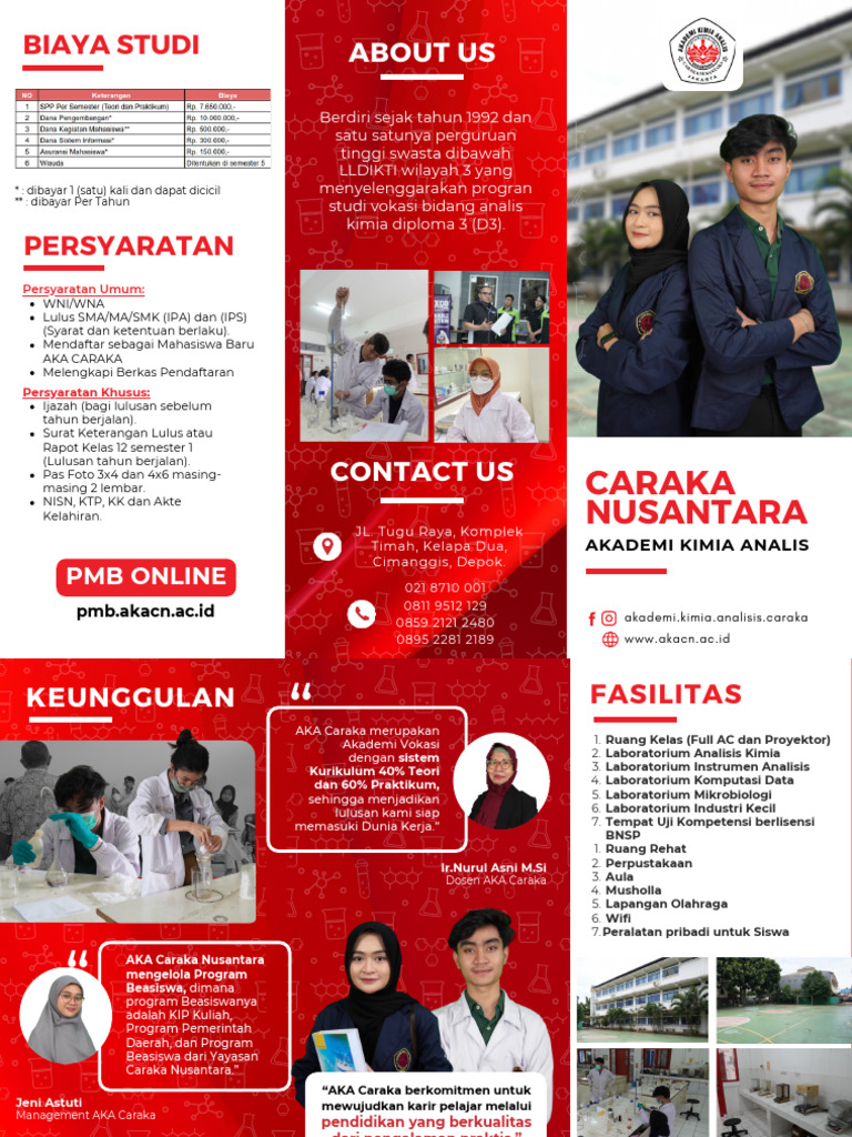Akademi Kimia Analisis Caraka D3 | PDF