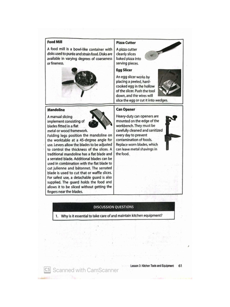 HPC 1 Tools and Equipment | PDF