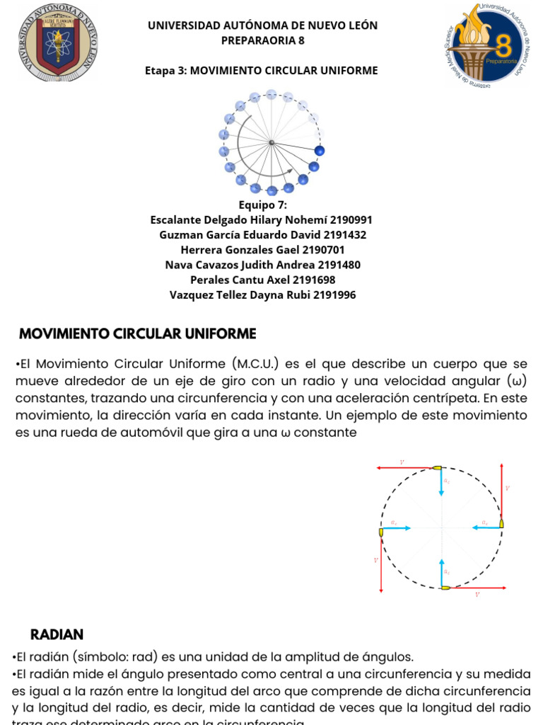 LME Equipo7 E3 | PDF | Velocidad | Aceleración