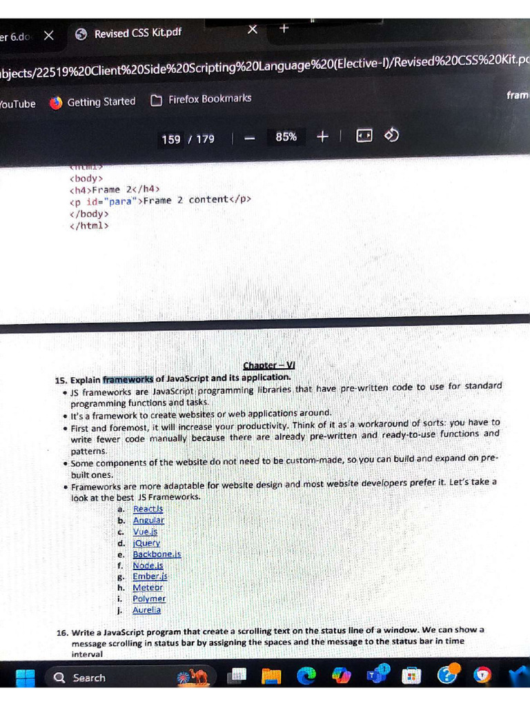 CSS - INT - U6-2M (Theory) | PDF