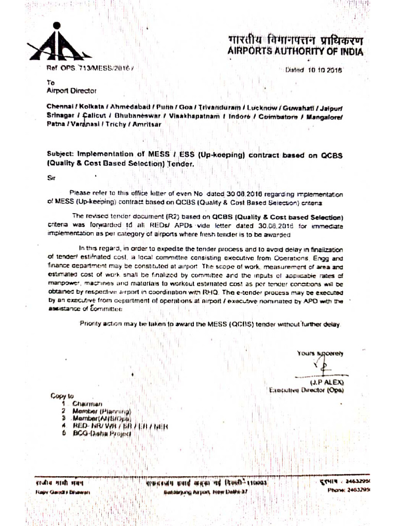 Committee For MESS | PDF