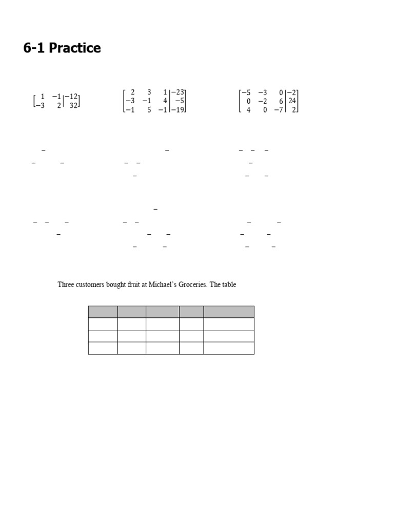 Multivariable Linear Systems Practice | PDF